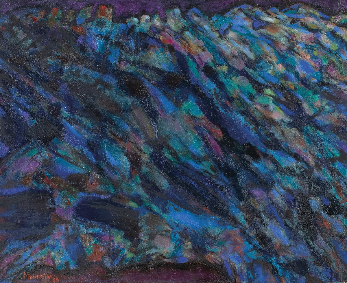 Alfred Manessier | ORAGE SUR LES MOULINS DE MONGO (1963) | MutualArt