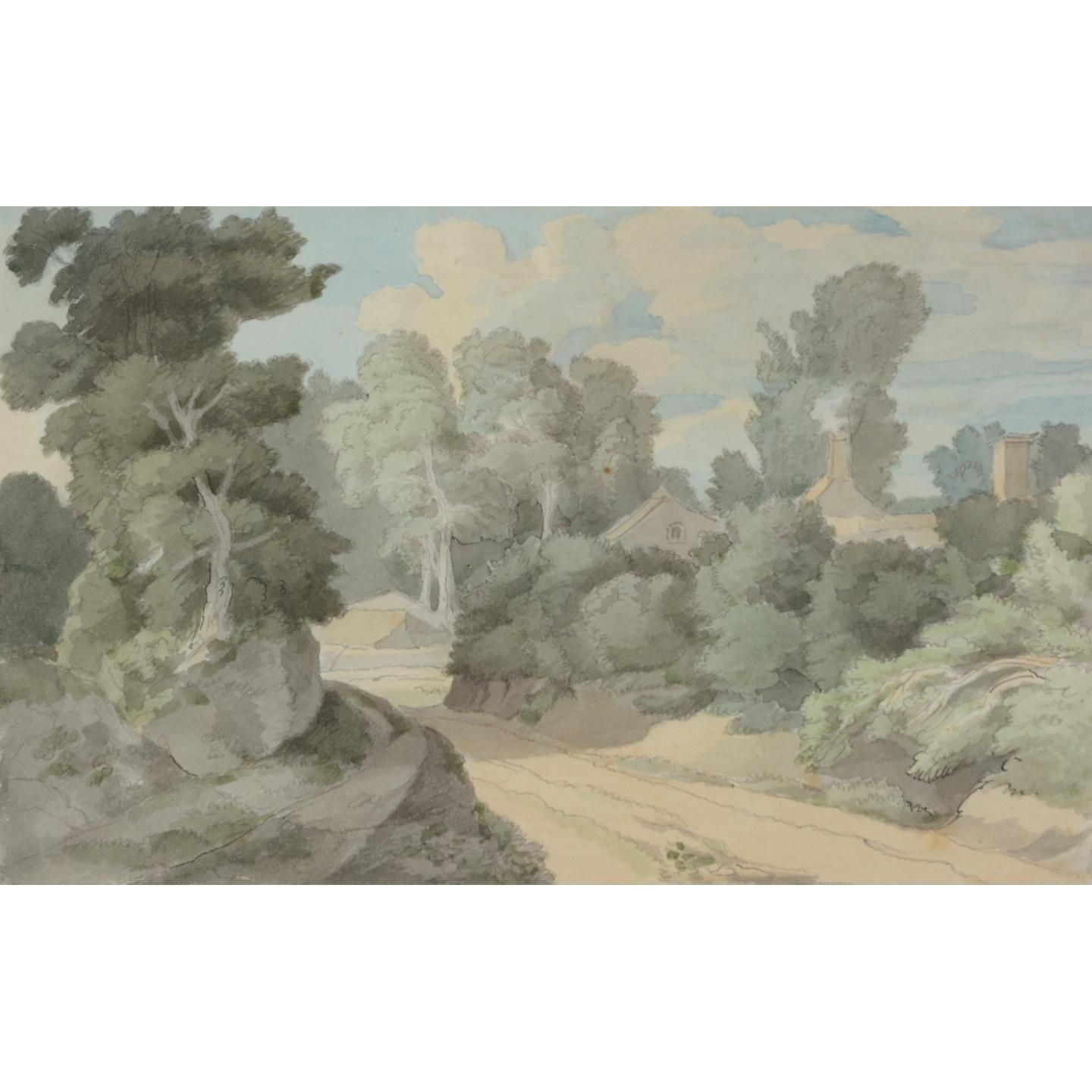 Francis Towne | A Devon landscape | MutualArt