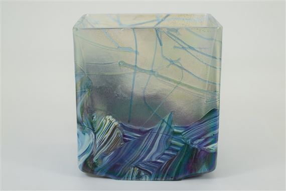 Michael D. Harris | Seascape art vase | MutualArt
