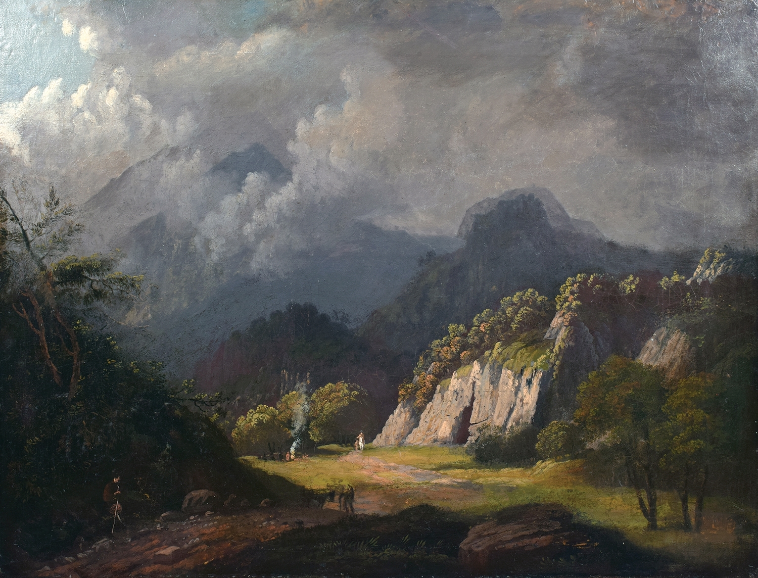 James Arthur O'Connor | Study of the Scalp (1820) | MutualArt