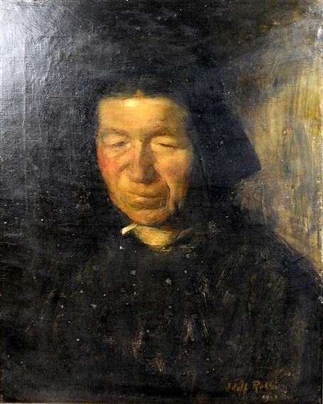 Adolf Robbi | Porträt einer Bäuerin (Circa 1904) | MutualArt