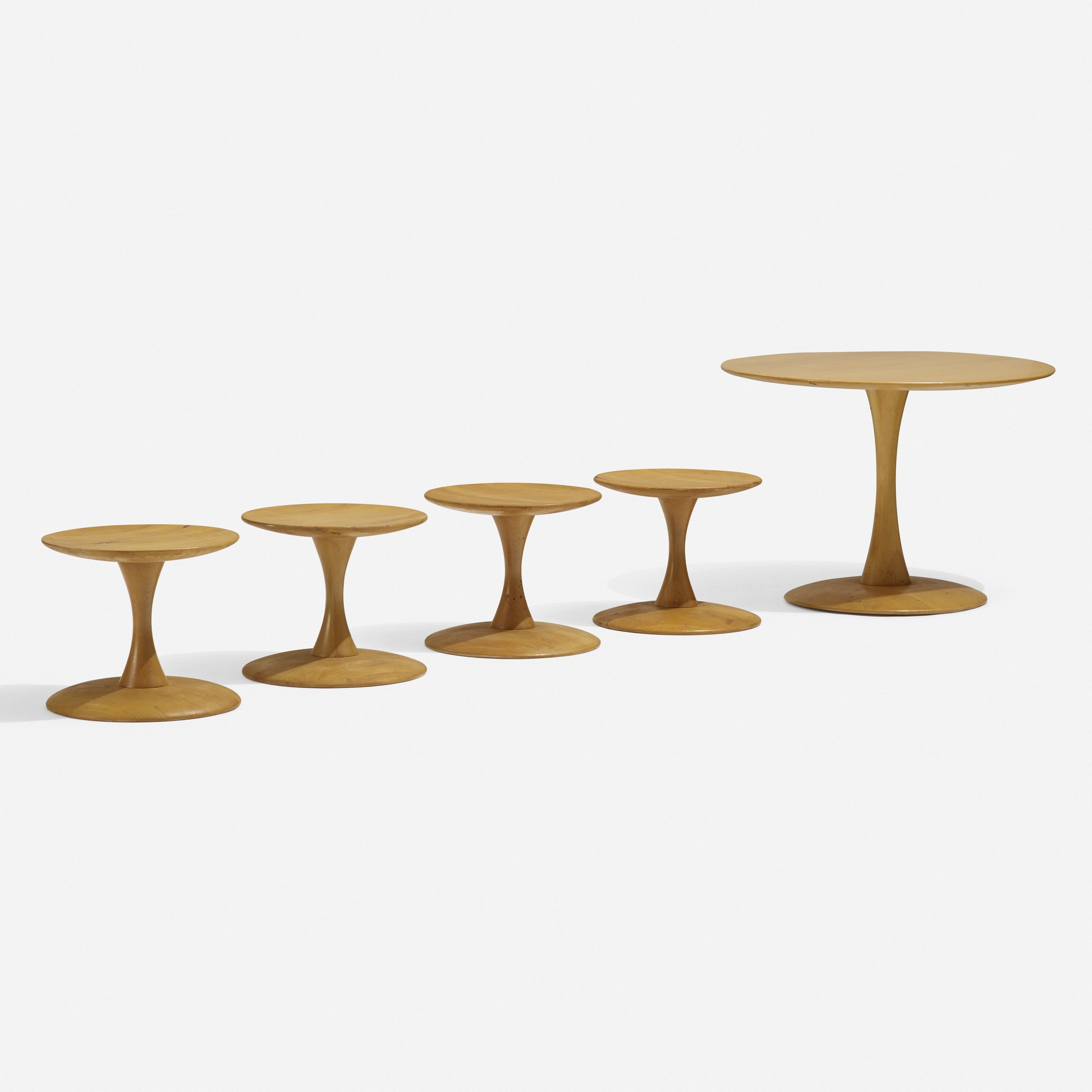 Nanna Ditzel | Toadstool table and four stools | MutualArt