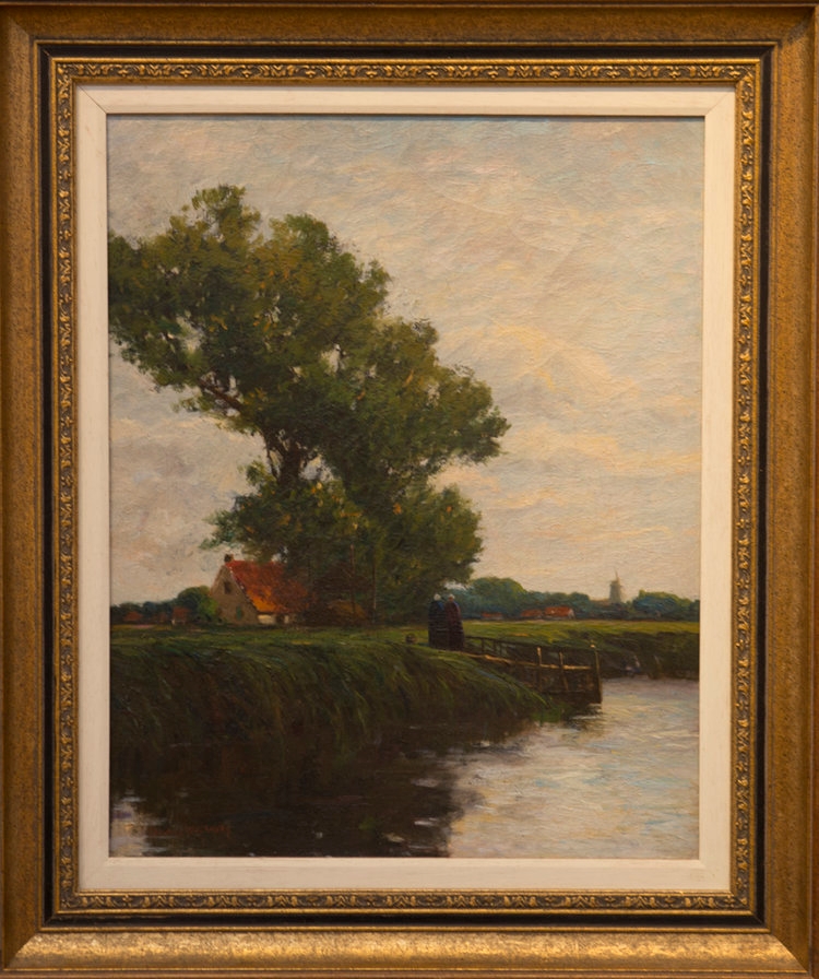 George W. Harvey | Dutch Landscape & Canal | MutualArt