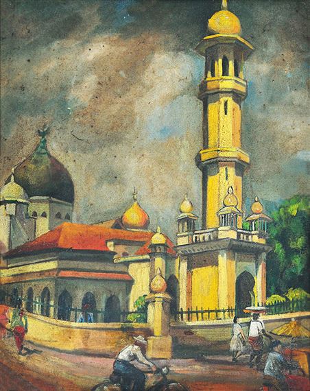Kuo Ju Ping | View of Kapitan Keling Mosque | MutualArt