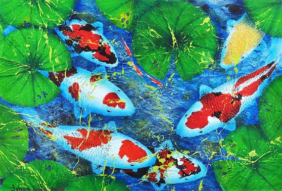 Jehan Chan | Koi Fishes (1994) | MutualArt