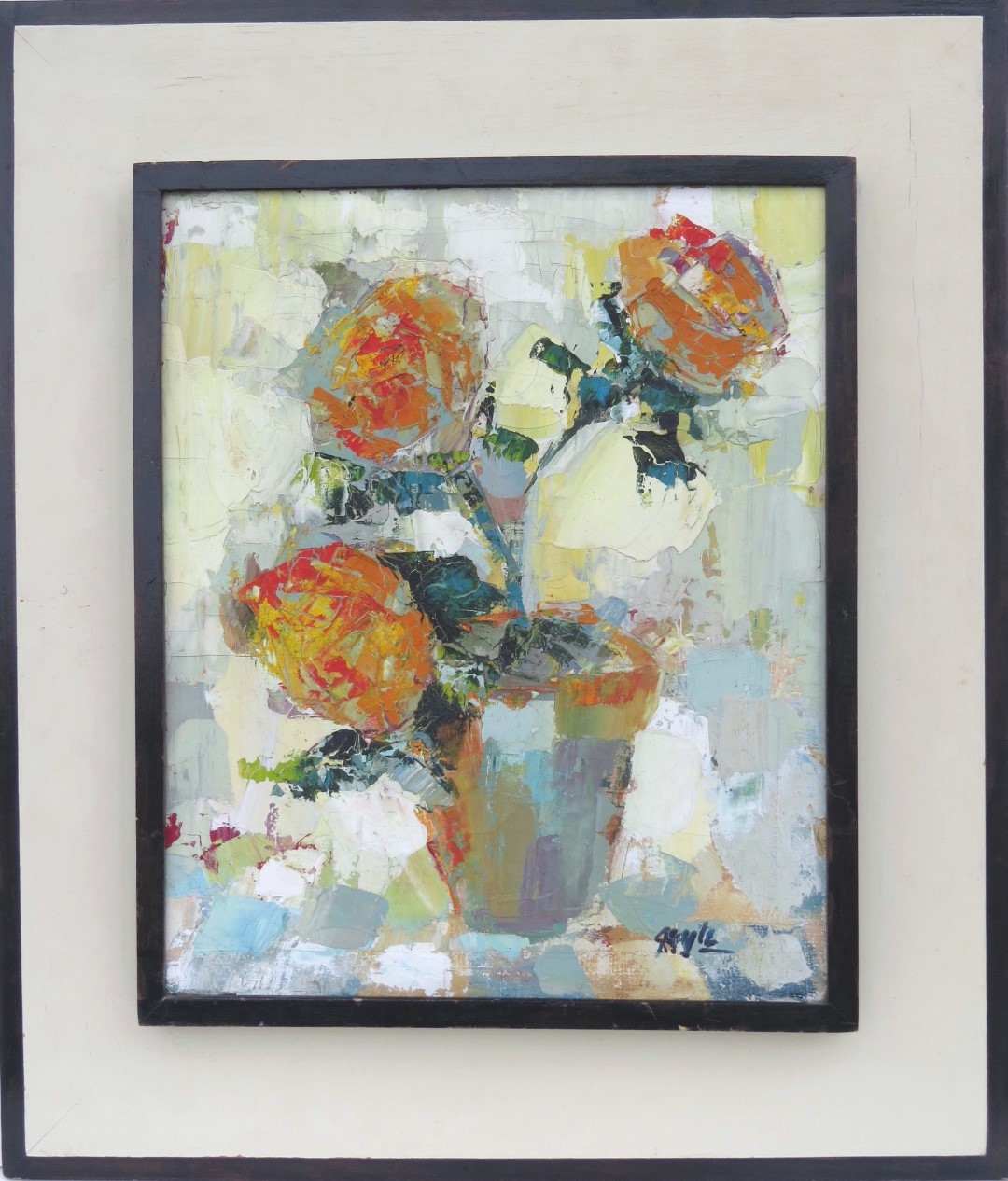 Marsha Gayle | ABSTRACT FLORAL STILL LIFE | MutualArt