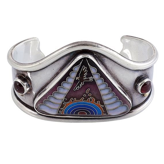 Colette Denton | Sun Eagle cuff bracelet (1977) | MutualArt