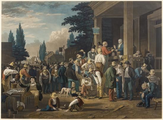 George Caleb Bingham | County Election (1854) | MutualArt