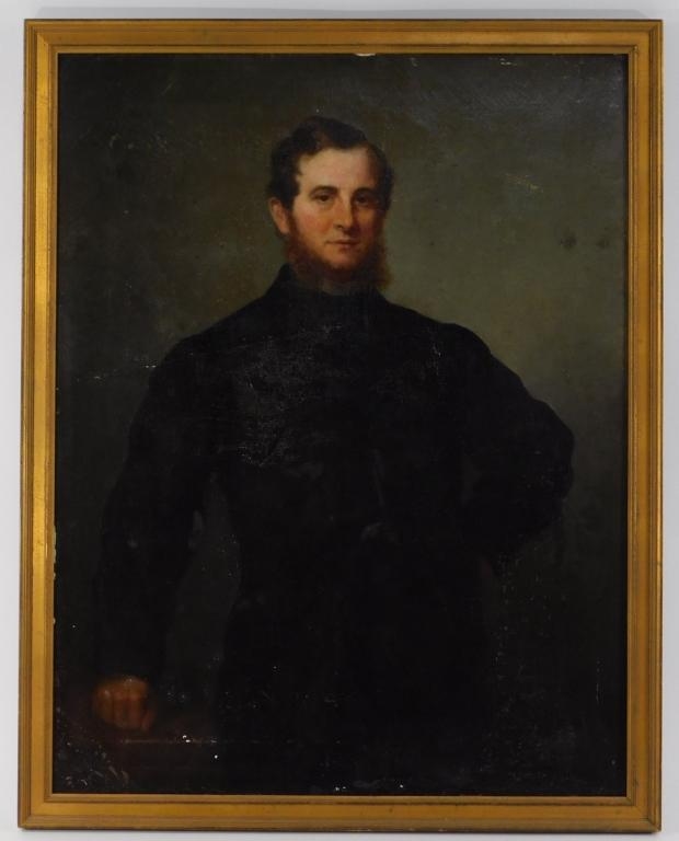 Joseph Alexander Ames | Portrait Painting of a Man (1864) | MutualArt