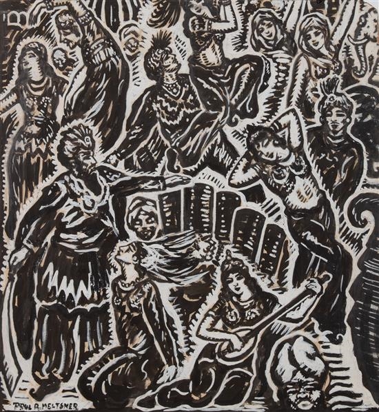 Paul Raphael Meltsner | Harem Scene (Circa 1933) | MutualArt