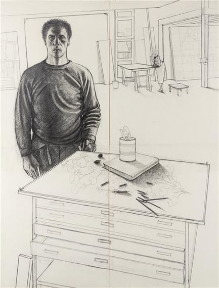 Alfred Leslie | The Artist in the Studio (1979) | MutualArt