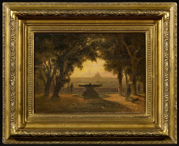 Heinrich Hartung | View of Rome from Monte Pincio | MutualArt