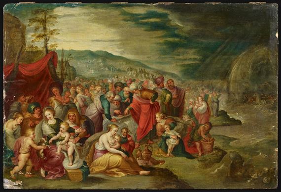 Hieronymus Francken III | The Israelites with the Coffin of Joseph ...