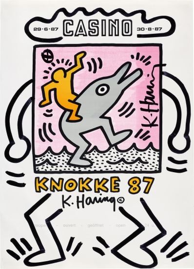 Keith Haring | KNOKKE Casino Poster | MutualArt
