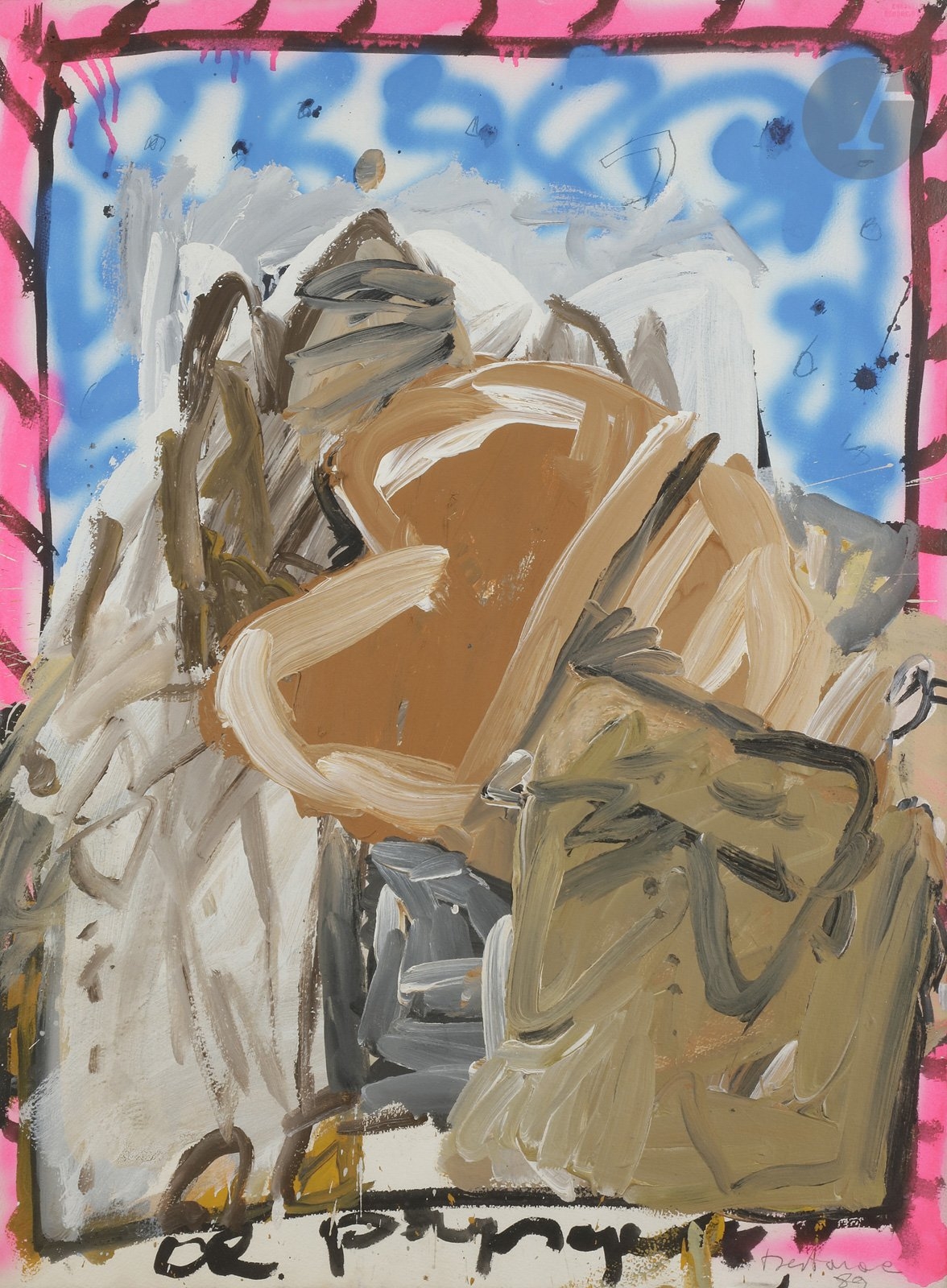 Michèle Destarac | Untitled Composition (1989) | MutualArt