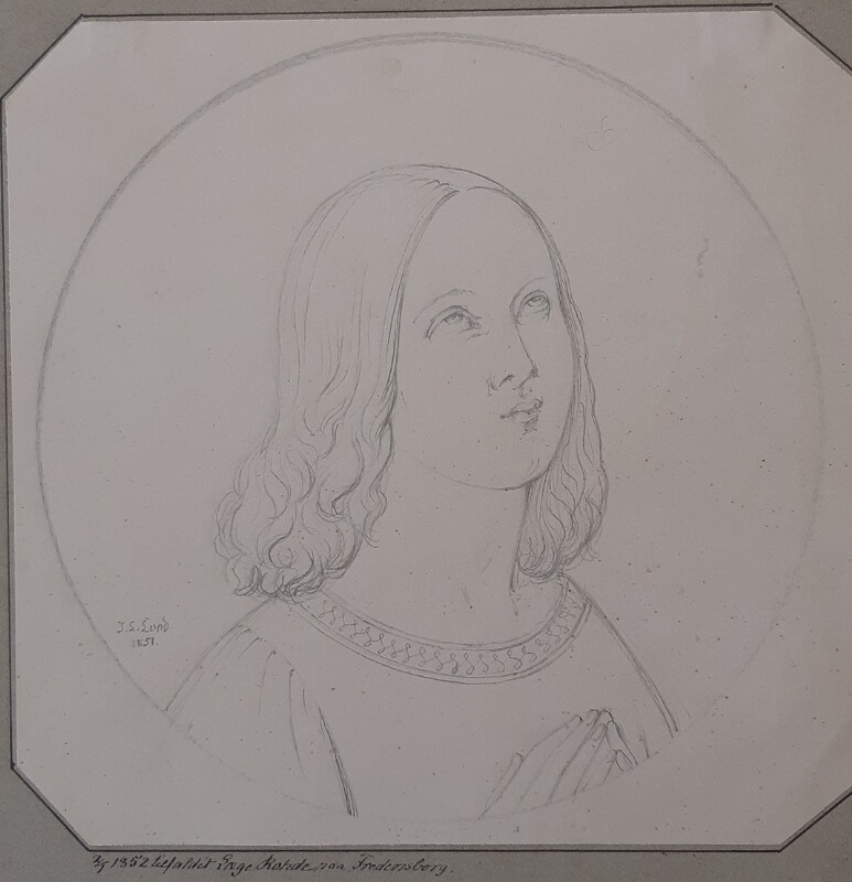 Johan Ludwig Gebhard Lund | A young boy in prayer | MutualArt