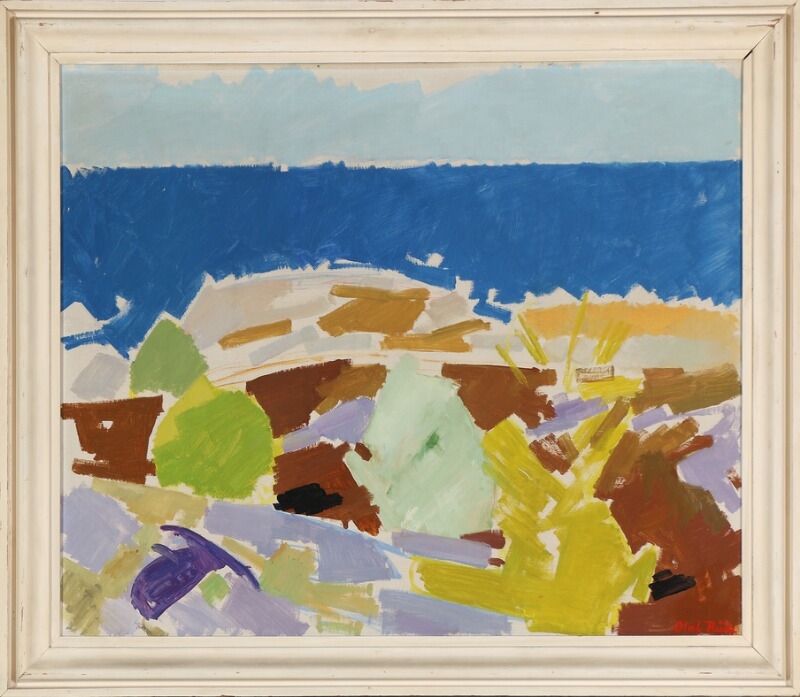Olaf Rude | Coastal landscape, Bornholm | MutualArt