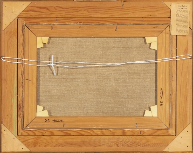 Axel Munch | View from Bornholm with smokehouse | MutualArt