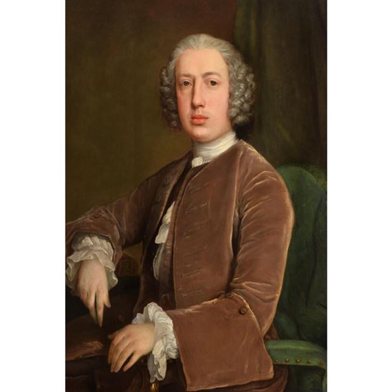 Stephen Slaughter | Portrait of Philip Furse of Halson, Seated in a ...