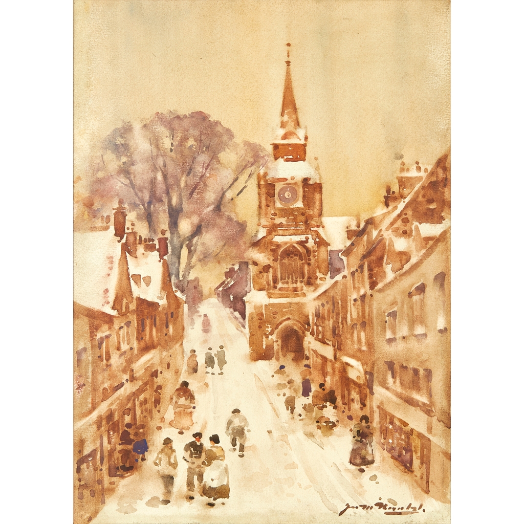 James Watterson Herald | WINTER STREET SCENE | MutualArt