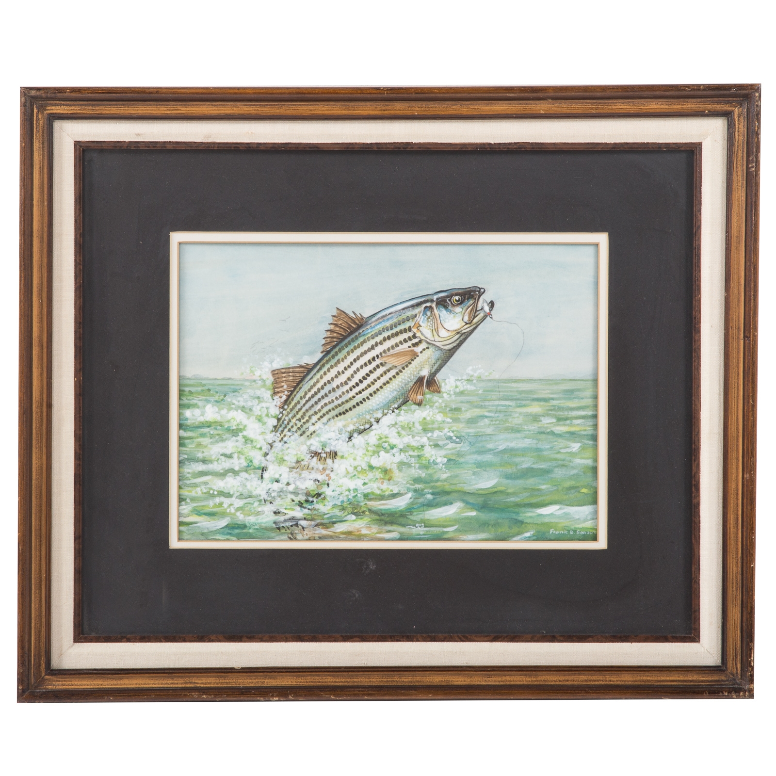 Frank Burt Smoot | Bass Leaping Out of the Water | MutualArt