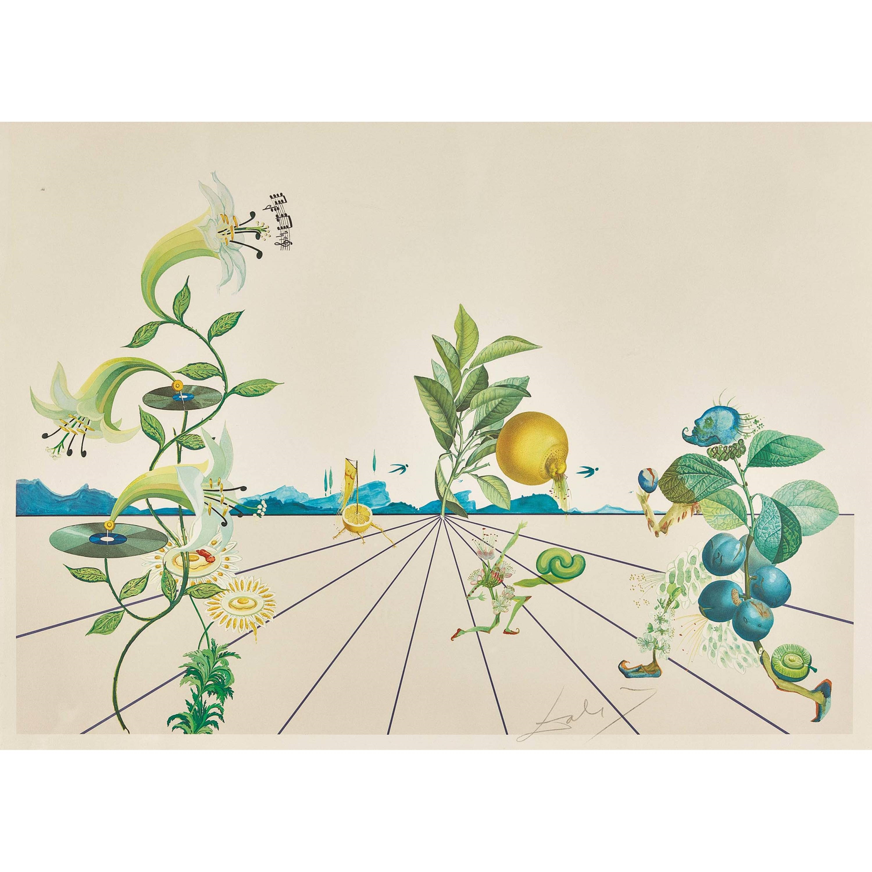 Salvador Dalí | Flordali II, La rose papillon (1981) | MutualArt