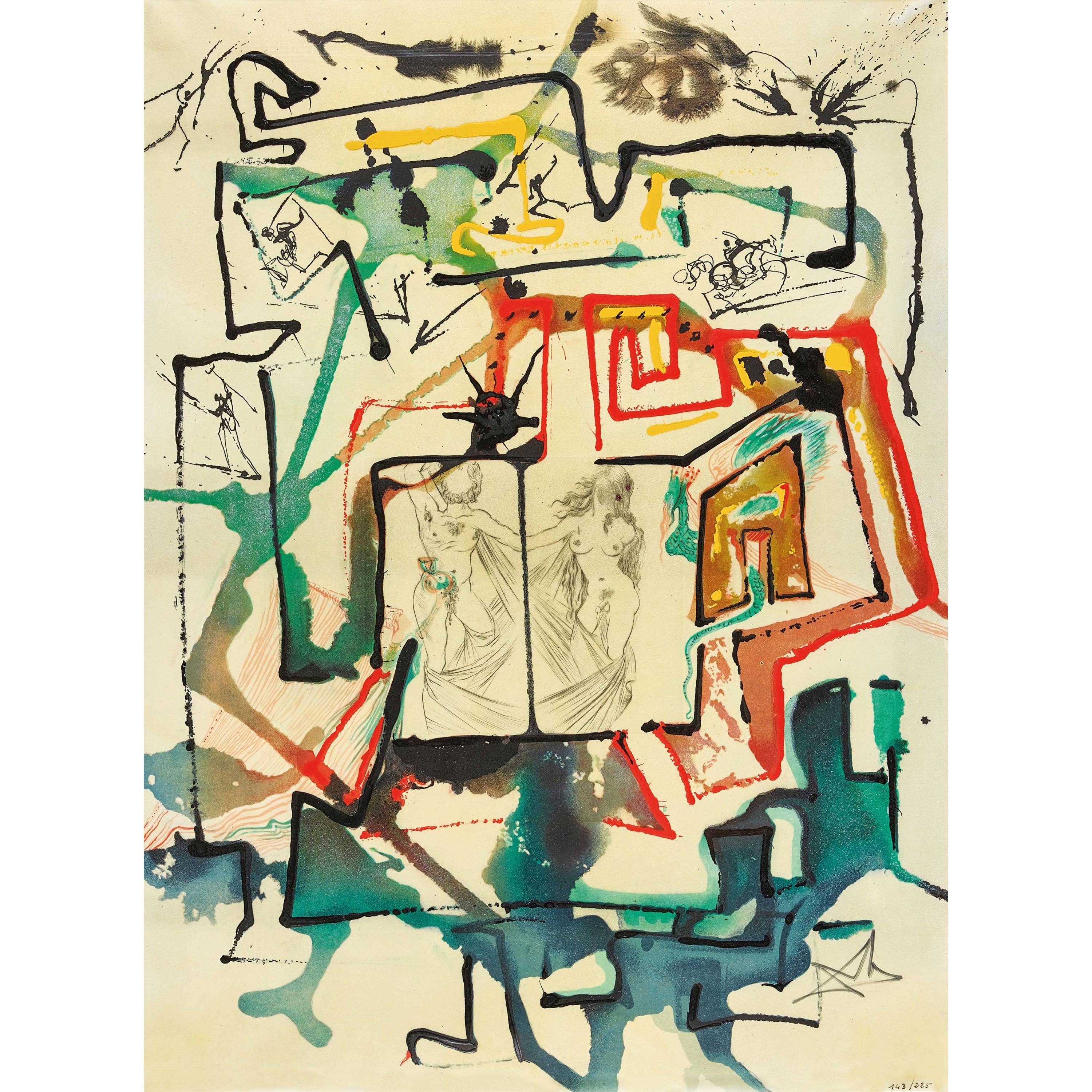 Salvador Dalí | Das Labyrinth (1976) | MutualArt