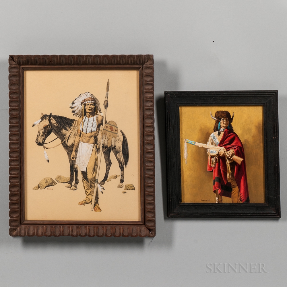 Stanley Borack | Warrior Chief; The Red Blanket | MutualArt