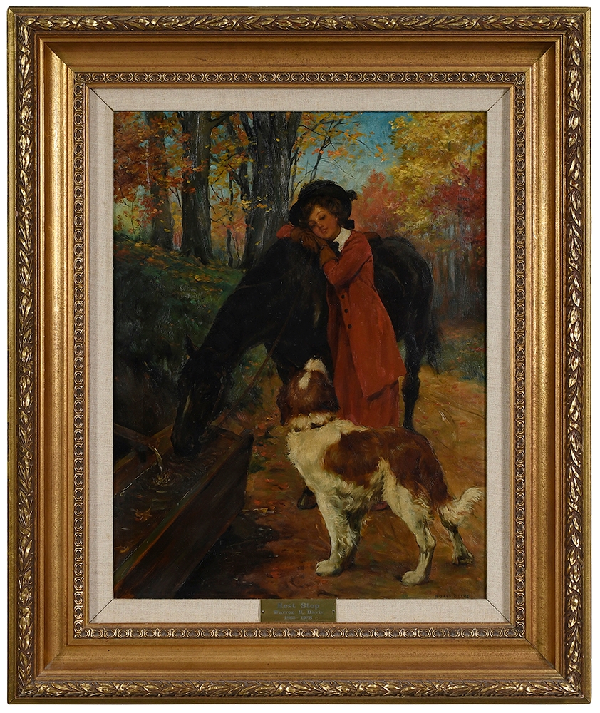 Warren B. Davis | Seated Woman | MutualArt