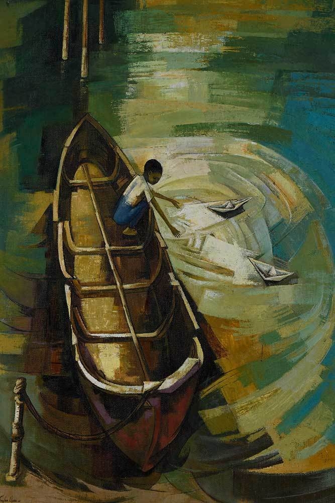 Froylán Ojeda | Barcos de Papei (Paper Boats) (1960) | MutualArt