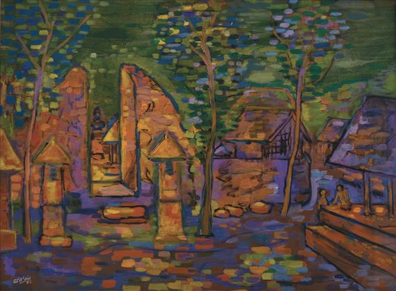 Arie Smit | The Village Temple | MutualArt