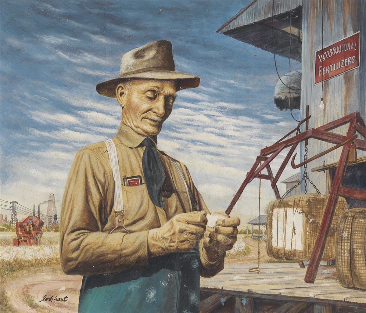 James Lockhart | Satisfaction at Harvest. | MutualArt