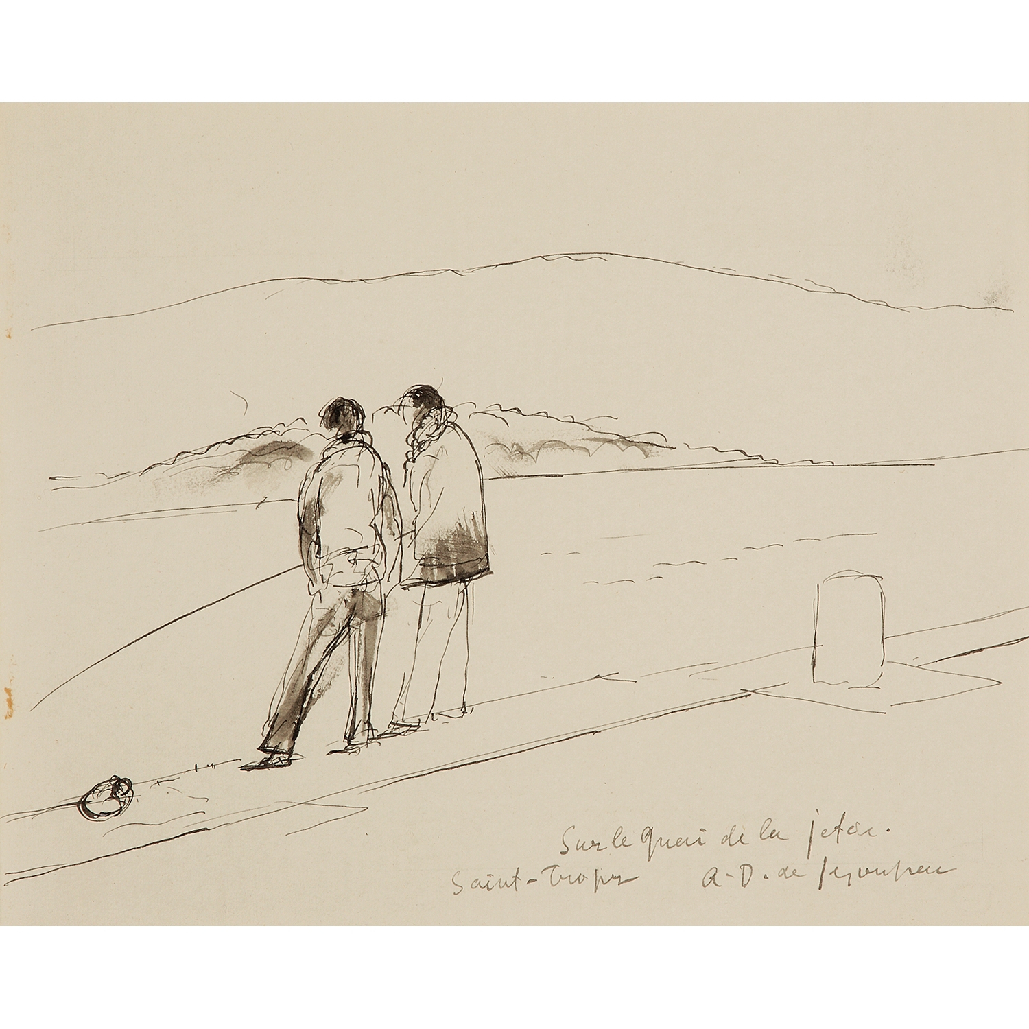 André Dunoyer de Ségonzac | Le cyclist | MutualArt