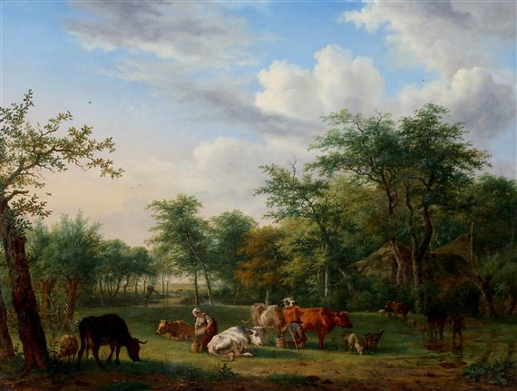 Jan Kobell II | Milking of the cows | MutualArt