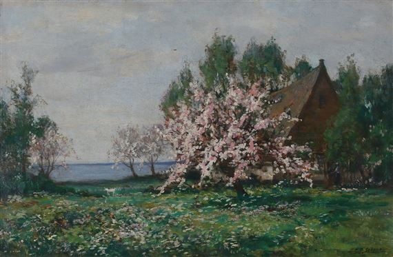 Egbert Rubertus Derk Schaap | Lente aan de Loosdrechtse plassen | MutualArt