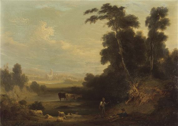 Joseph Rhodes | A view of Kirkstall Abbey (1821) | MutualArt