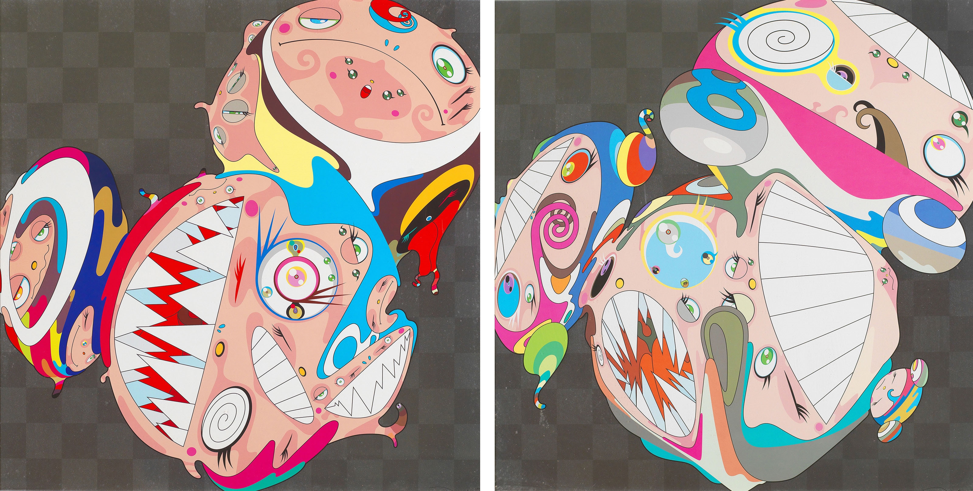 Takashi Murakami | Melting DOB D; & Melting DOB E | MutualArt