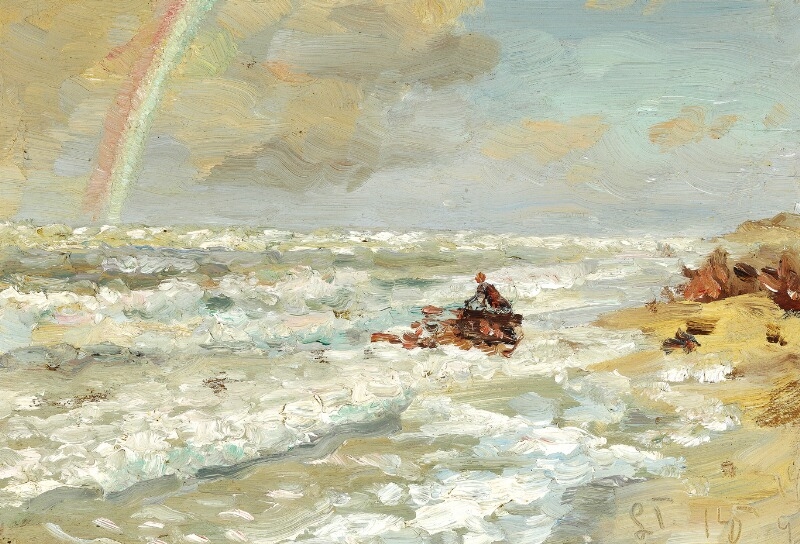 Laurits Regner Tuxen | Gazing out to sea | MutualArt