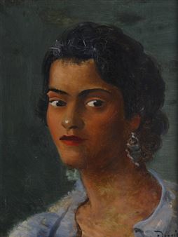 André Derain | Portrait de Iya, Lady Abdy (1934 - 1939) | MutualArt