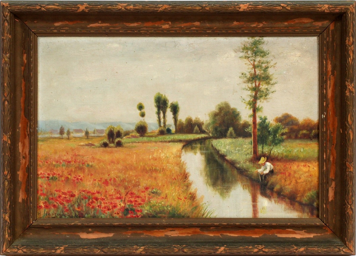 Hermann Hartwich | FIELD OF POPPIES | MutualArt