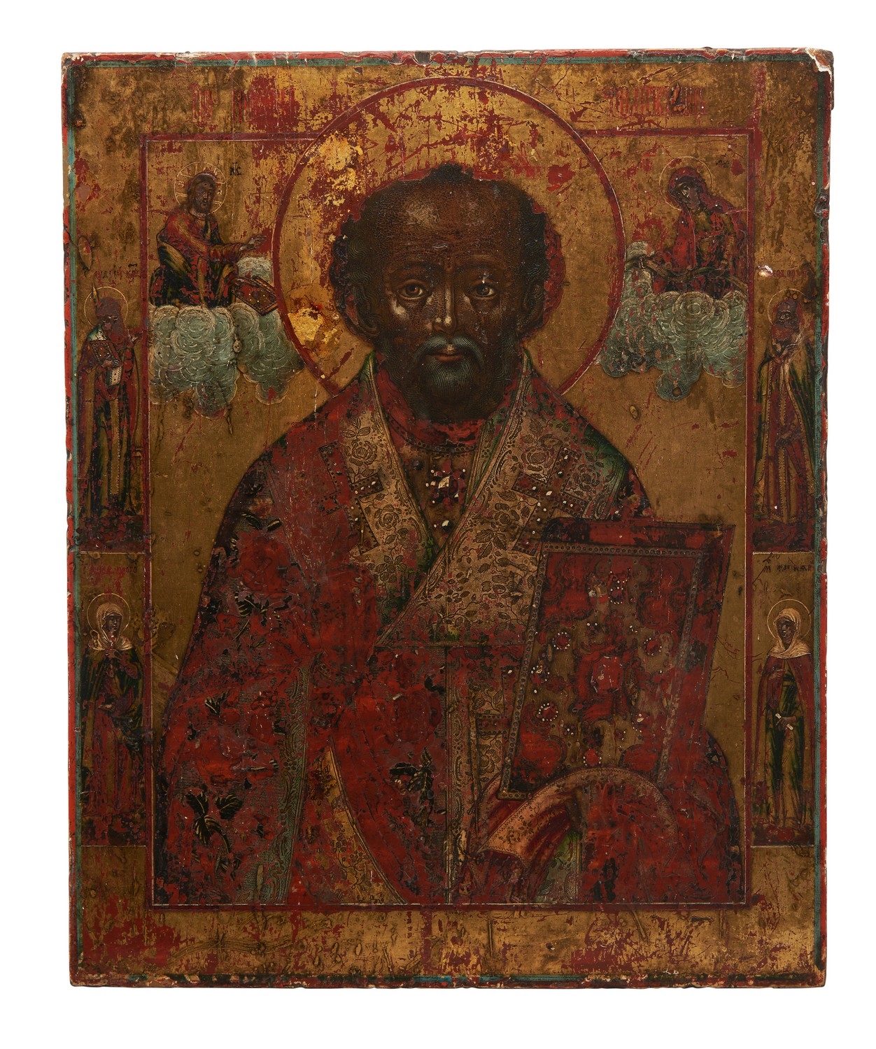 Russian School, 19th Century | Icon Of Saint Nicholas Of Myra | MutualArt