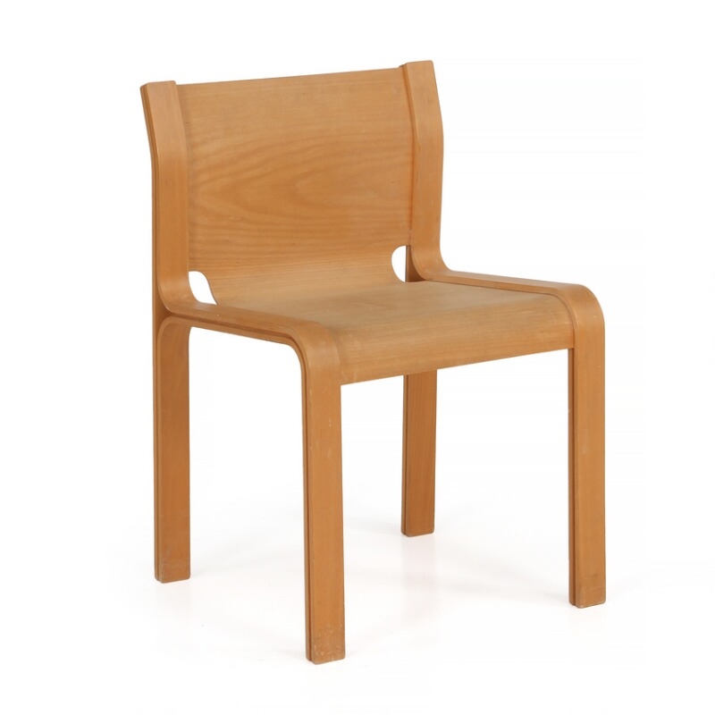 Jørgen Rasmussen | Chair of laminated steam bent beech (1967) | MutualArt