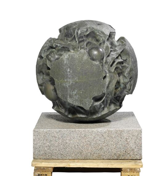 Jens-Flemming Sorensen | Broken sphere with a female face | MutualArt