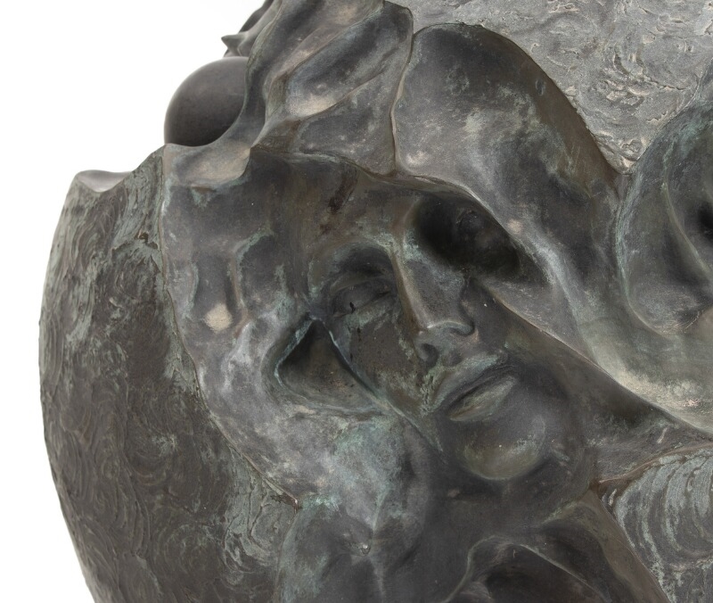 Jens-Flemming Sorensen | Broken sphere with a female face | MutualArt