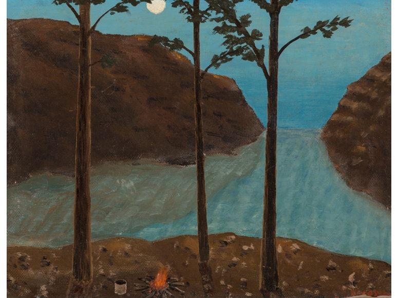 Velox Ward | Arkansas Campsite (1962) | MutualArt