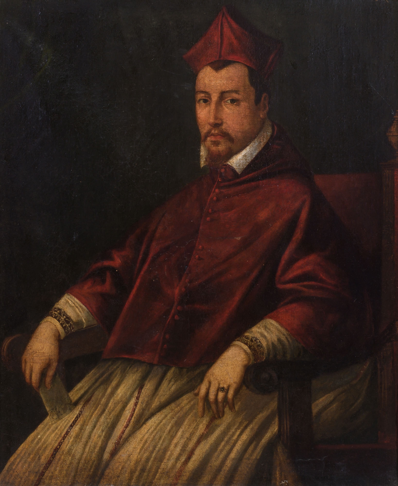 Italian School, 17th Century | Portrait of a Cardinal, probably ...