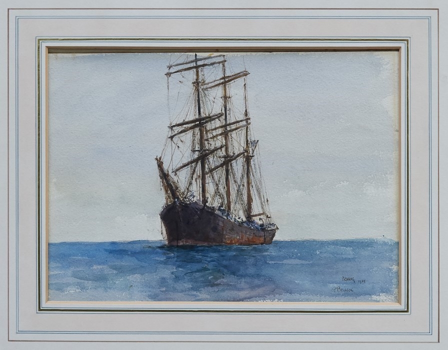 Arthur Briscoe | The Sailing vessel Penang at sea (1934) | MutualArt