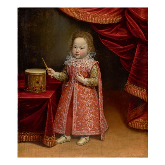 Tiberio di Tito | Portrait of a Young Boy Wearing an Elaborate Red ...
