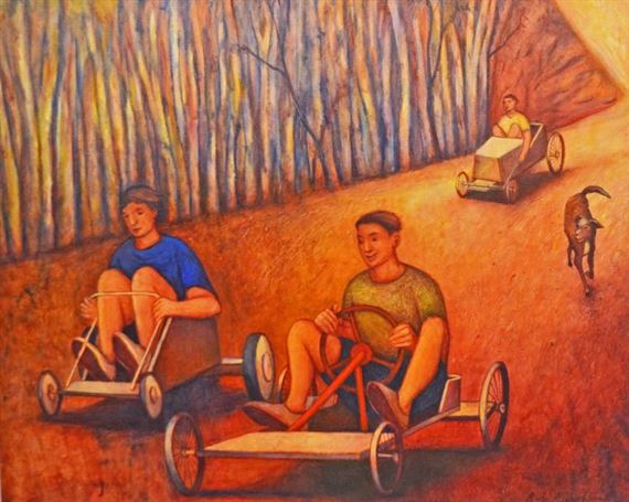 Bob Marchant | Billie Cart Races (2008) | MutualArt