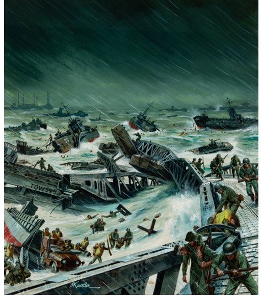Morton Künstler | Normandy Storm (D-Day Storm) | MutualArt